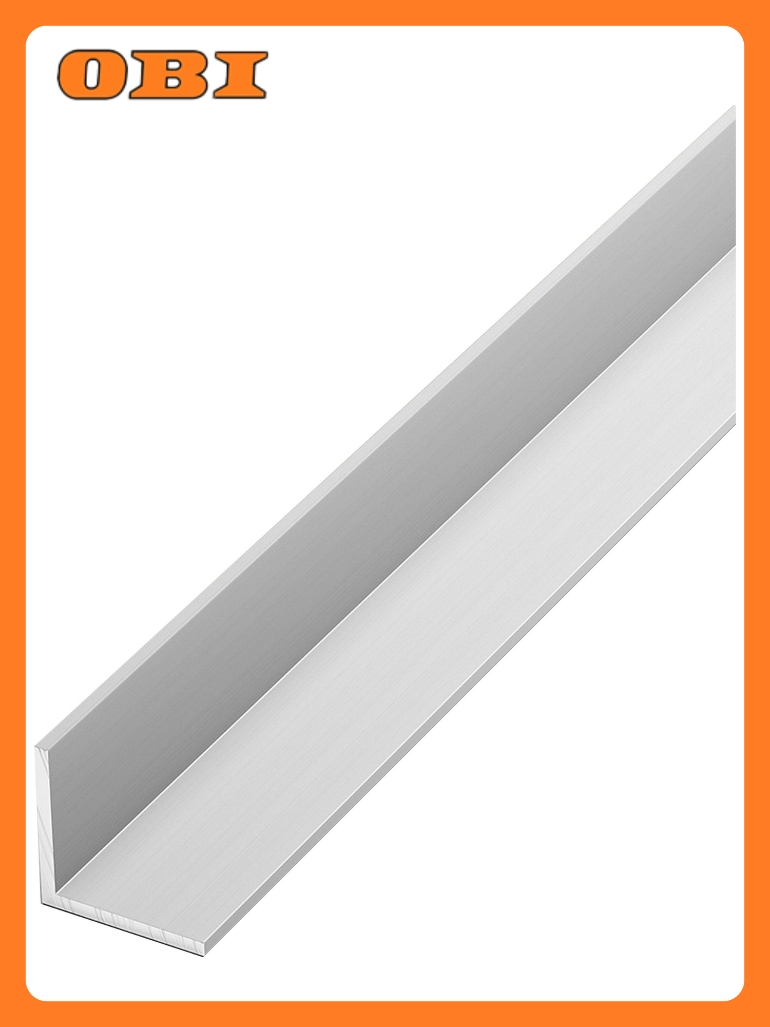 Уголок равносторонний Лука УП, анодированный, серебристый, 2700x15x1 мм