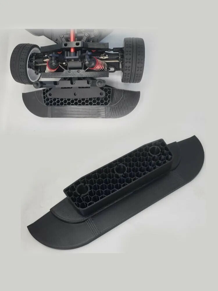 Модификация переднего бампера крыла радиоуправляемого автомобиля Hyper-Go MJX 7303 1/7