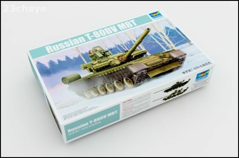 Trumpeter 1/35 05566 Российский танк Т-80 БВ Танки-wj-jiaqirenmoxing