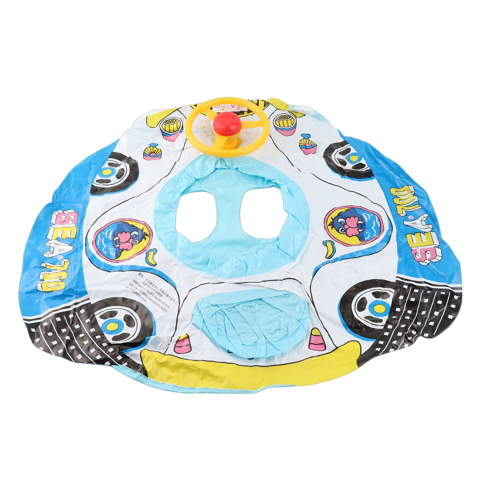 Милый мультяшный детский плавательный круг-сиденье для малышей и младенцев.