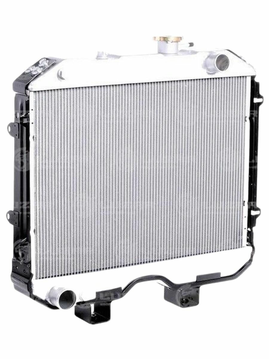 Радиатор охлаждения УАЗ Хантер дв. 4213/3741 дв. 4213, 409 (паяный) алюм. (с отв. под датчик)