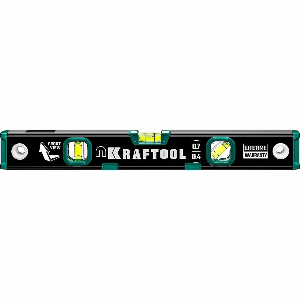 Магнитный уровень KRAFTOOL с зеркальным глазком, 400 мм 34785-40