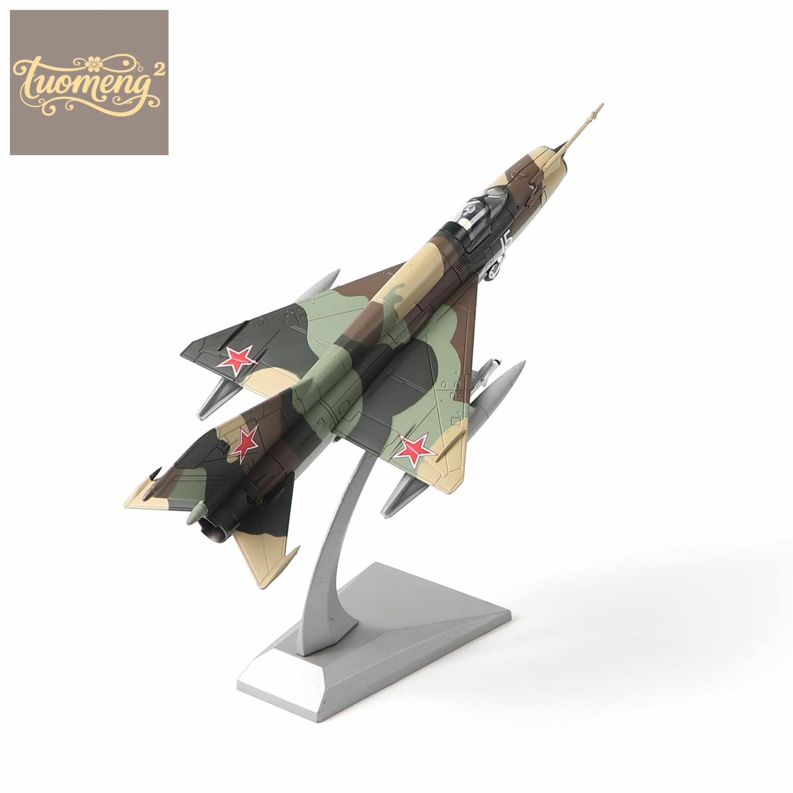 Модель самолета МиГ-21 в масштабе 1/72, выставочный экземпляр, коллекционный, подходит для коллекции, обязательная вещь для энтузиастов, идеальный подарок на праздник