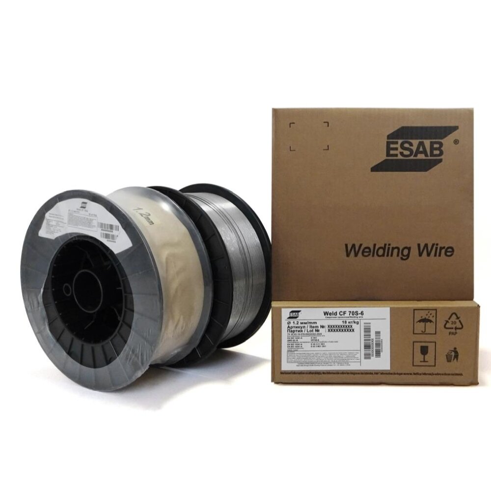 Проволока ESAB Weld CF 70S-6 ф 1,2 мм (18кг)