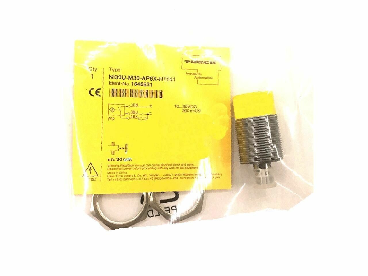 TURCK NI30U-M30-AP6X-H1141 1646631 Индуктивный датчик PNP