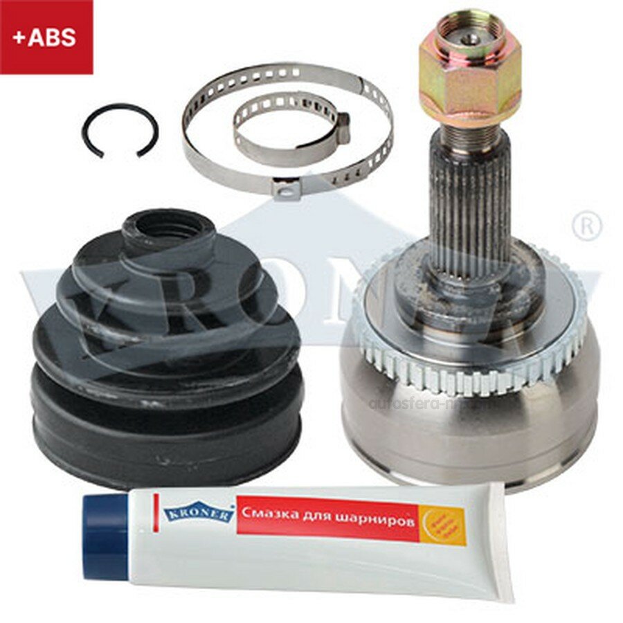 KRONER K101841 Шрус NISSAN Maxima (00-), X-Trail (01-) (наруж.) [с ABS, 29/25] (K101841) KRONER