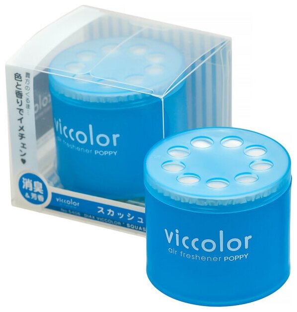 Ароматизатор воздуха гелевый Освежающий цитрусовый аромат, с древесным мускусом DIAX VICCOLOR Squash