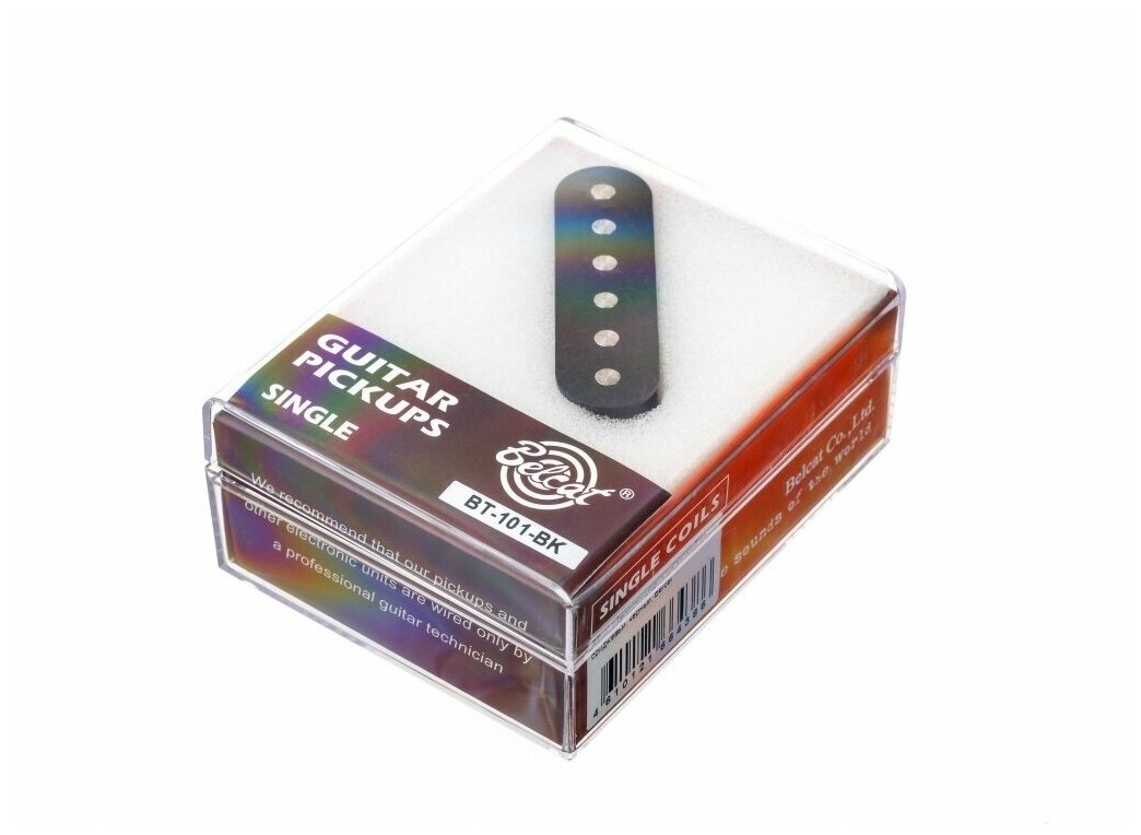 Звукосниматель Belcat магнитный, сингл, бриджевый, черный (BT-101)