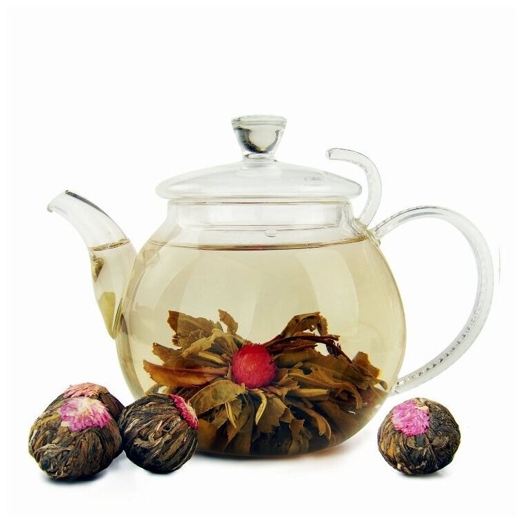 Связанный зеленый чай Юй Лун Тао (Нефритовый персик Дракона), 10 шт