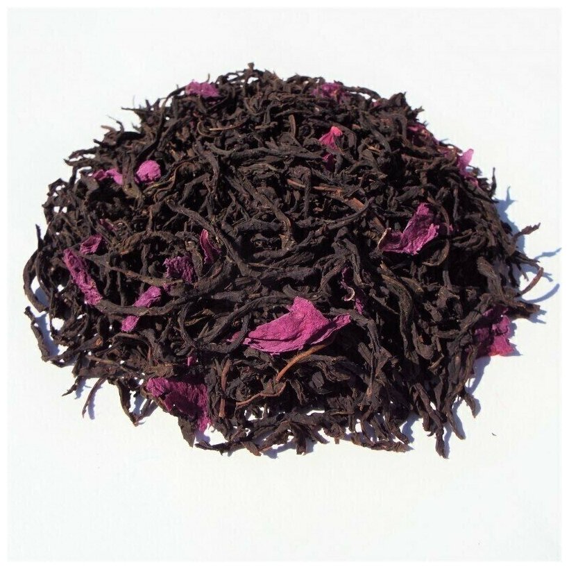 Отборный Иван-чай чёрный, с цветами пиона, крупнолистовой, 500 гр. Собрано в Сибири в предгорье Саян.