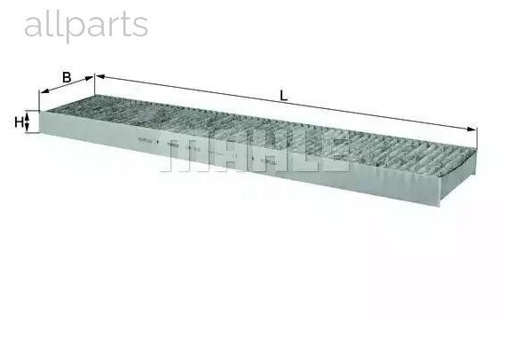 MAHLE LAK226 Фильтр салонный (угольный)
