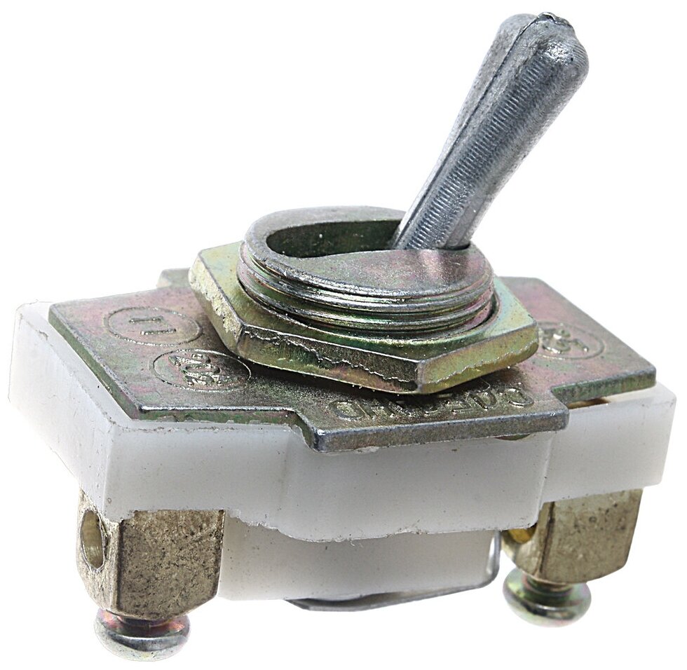 Выключатель перекидной 2-х контактный, для КрАЗ/ККЗ/КАвЗ/УАЗ/ЗИЛ/ЛАЗ/ГАЗ/БелАЗ/КАЗ/МАЗ