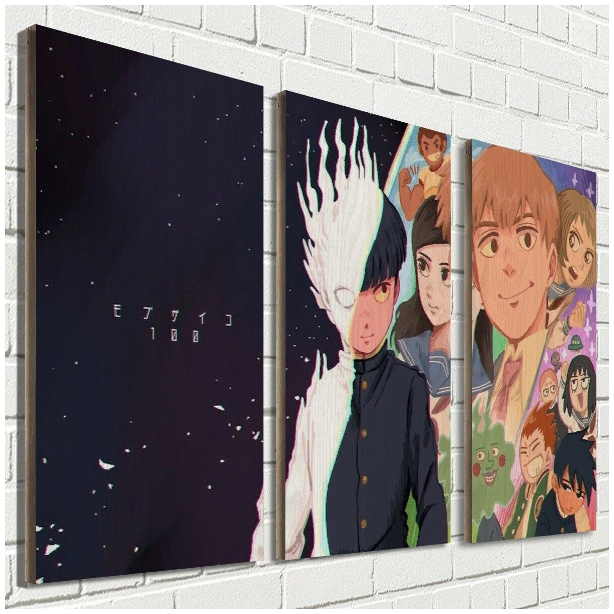 Модульная картина аниме Mob psycho 100 моб психо сто моб психо 100 - 2246