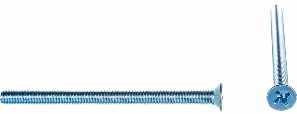 Оцинкованный винт с потайной головкой Tech-Krep М6х80 DIN965 (4 шт.)