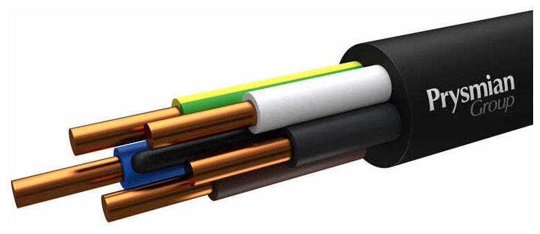 Кабель ВВГнг(А)-LS 5х4 0.66кВ РЭК-PRYSMIAN 1505060101 (1 м.)