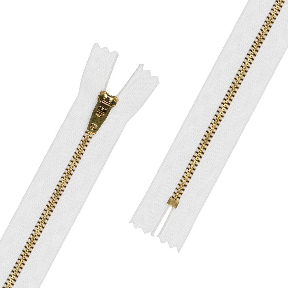 JIN Молния Металл 4L 18 см латунь №1 Тип 4 Gamma №309 т. серый (графит) для изделий