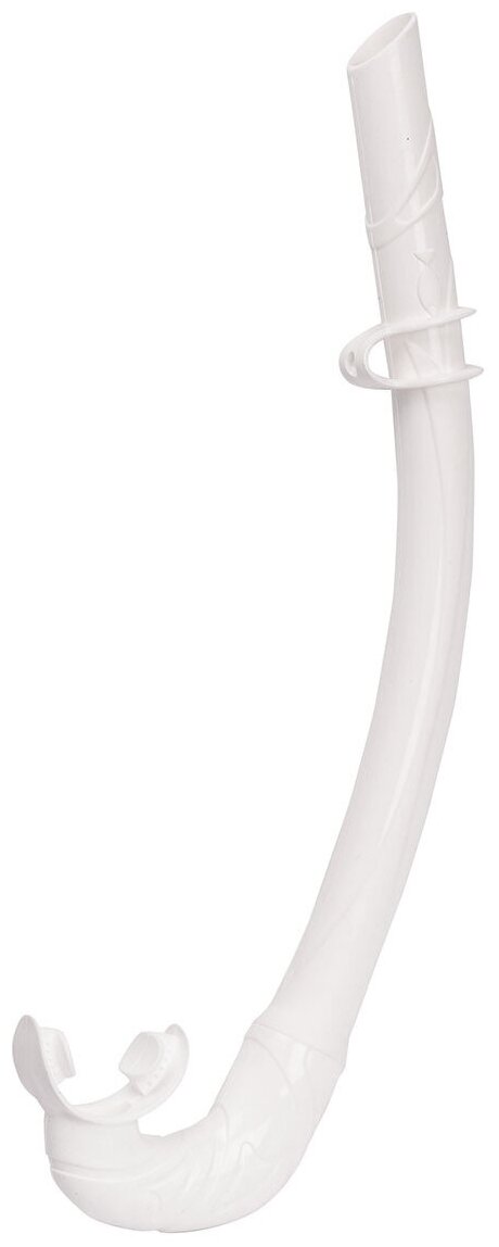 Трубка для плавания SARGAN "калан" белый силикон
