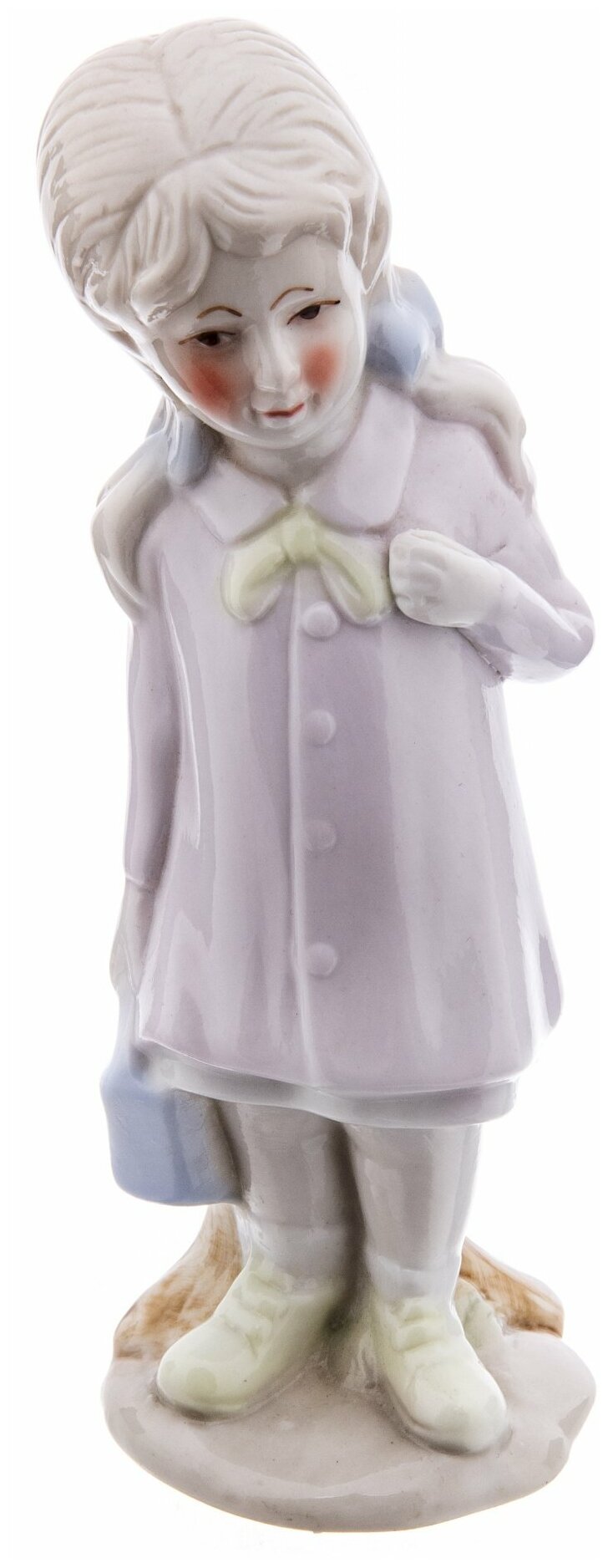 Статуэтка "Девочка с сумочкой", фарфор, роспись, Китай, 2000-2010 гг.