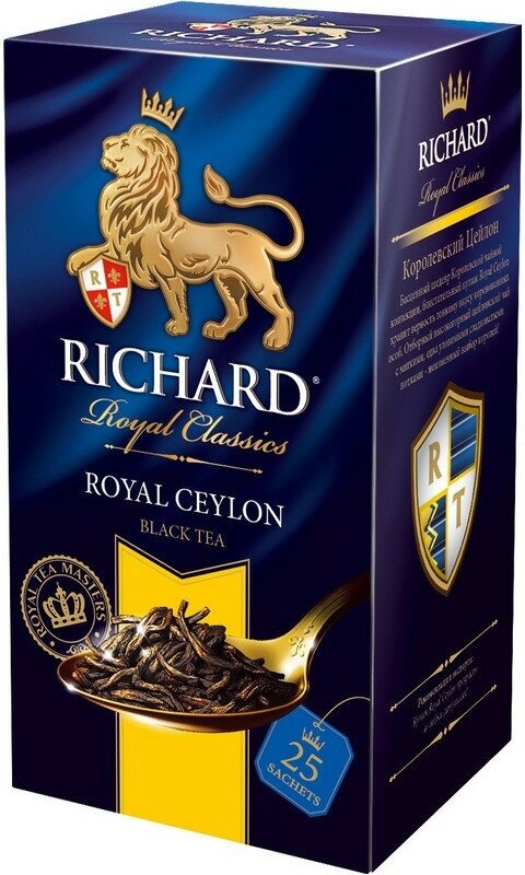 Чай Richard Royal Ceylon черный, 25 пак 972464