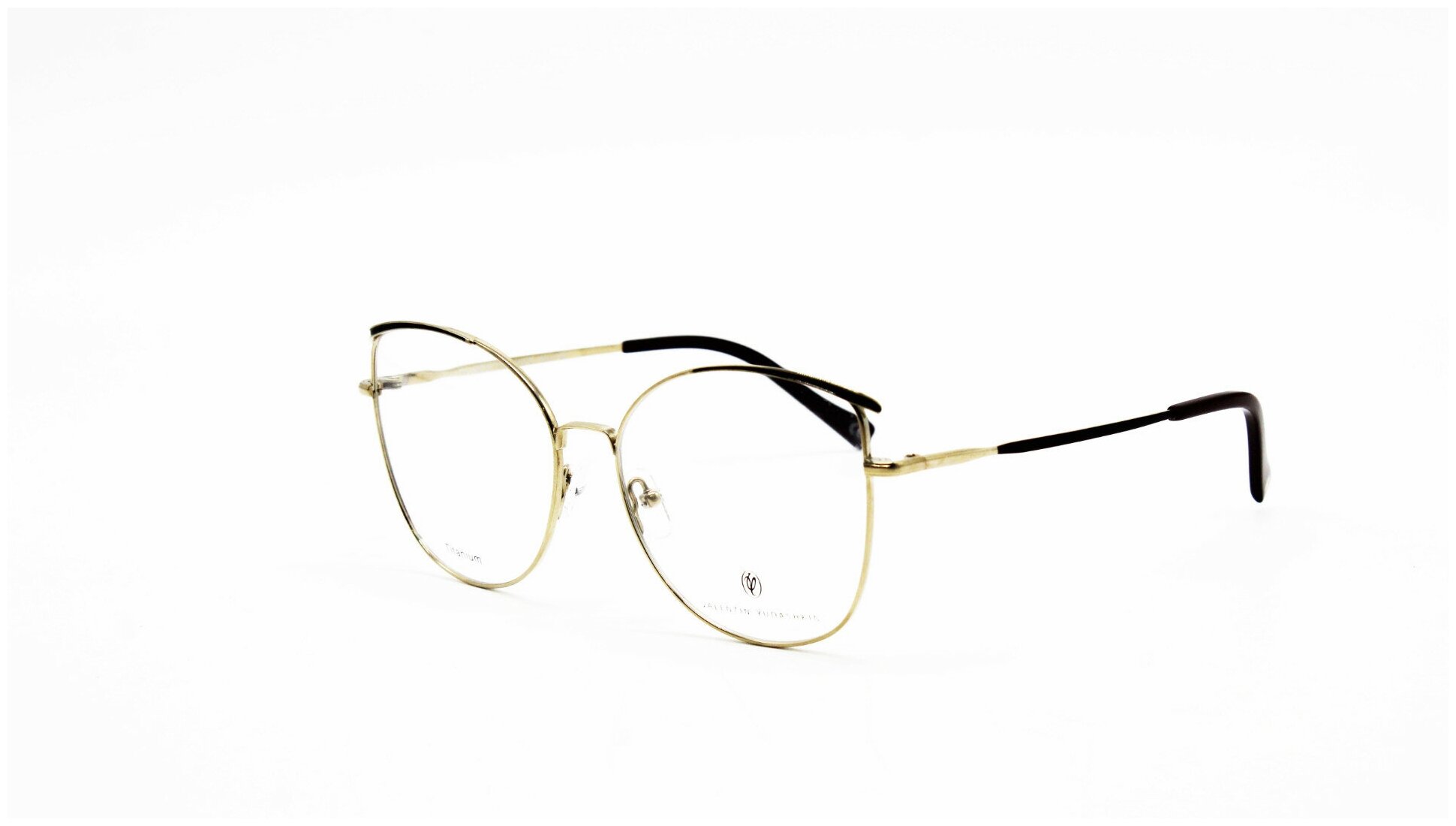Оправа для очков Valentin Yudashkin MOD.71-045T пол Мужской форма оправы Кошачий глаз цвет оправы Золотой