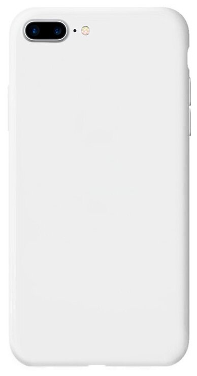 Чехол панель-накладка MyPads для iPhone 7 Plus ультра-тонкая полимерная из мягкого качественного силикона белый
