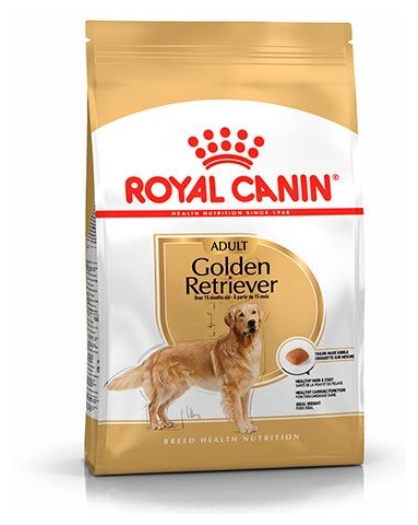 Сухой корм Роял Канин для взрослых собак породы Голден Ретривер старше 15 месяцев 12 кг