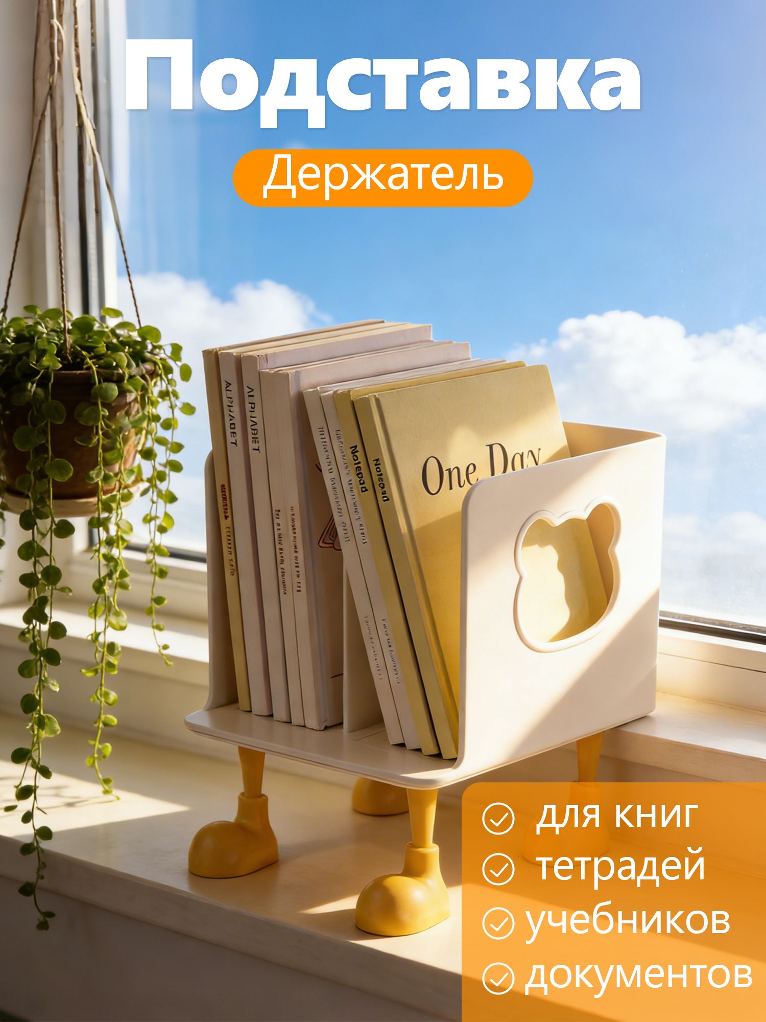 Подставки для книг, Ограничитель для книг на полку