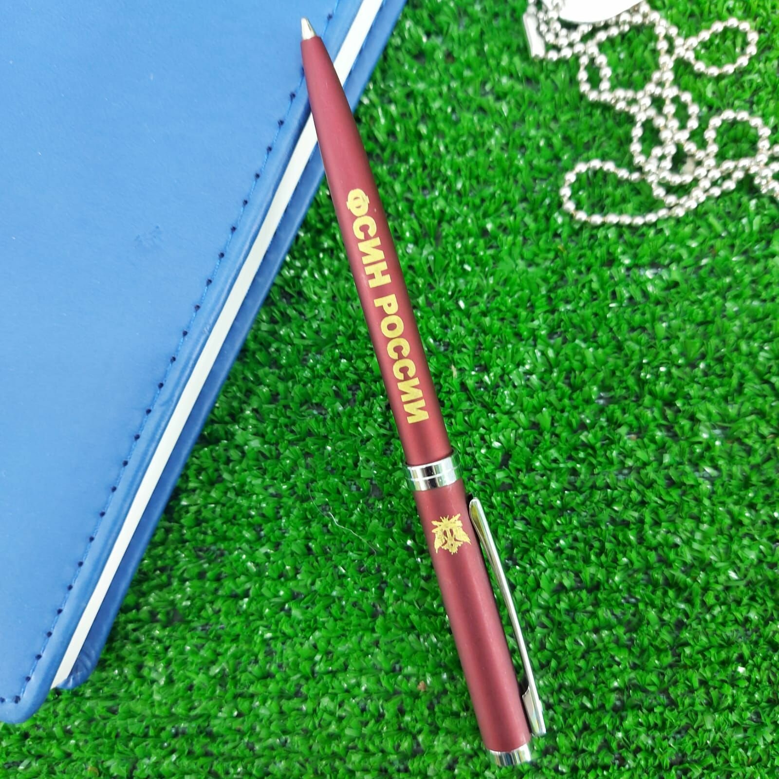 Ручка шариковая SENATOR фсин России бордовая