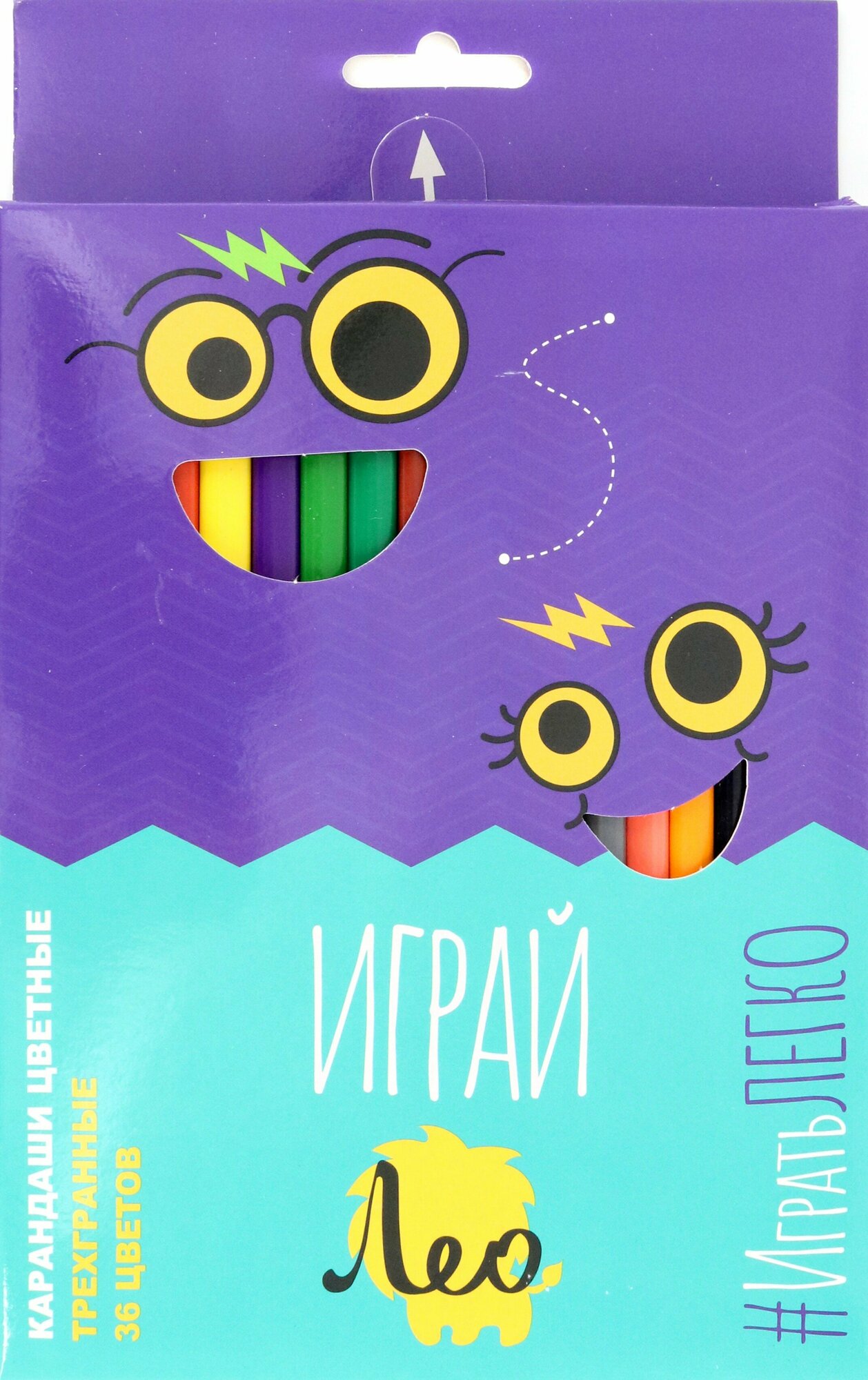 Карандаши цветные Играй, 36 цветов