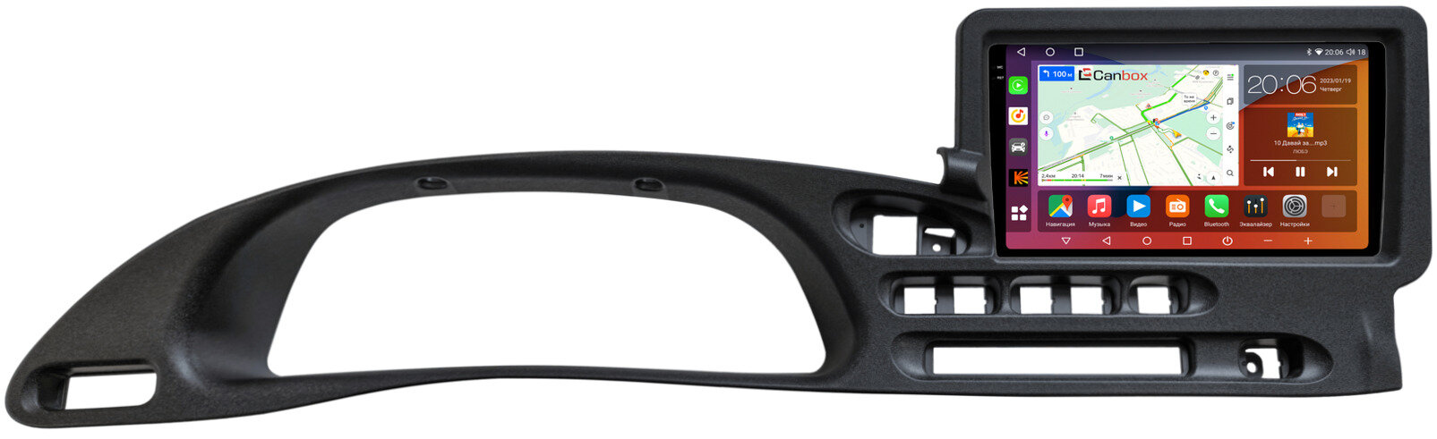 Штатная магнитола Chevrolet Niva 2002-2020 Canbox EVO 2K 5833-9-1230 на Android 14 (4G-SIM, 16/512, DSP, QLed, AI, 360)