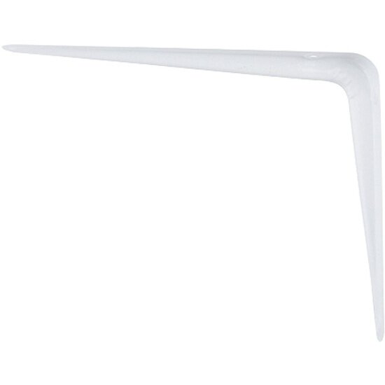 Сибртех Кронштейн угловой с ребром, 350 х 400 мм, белый, , 94019