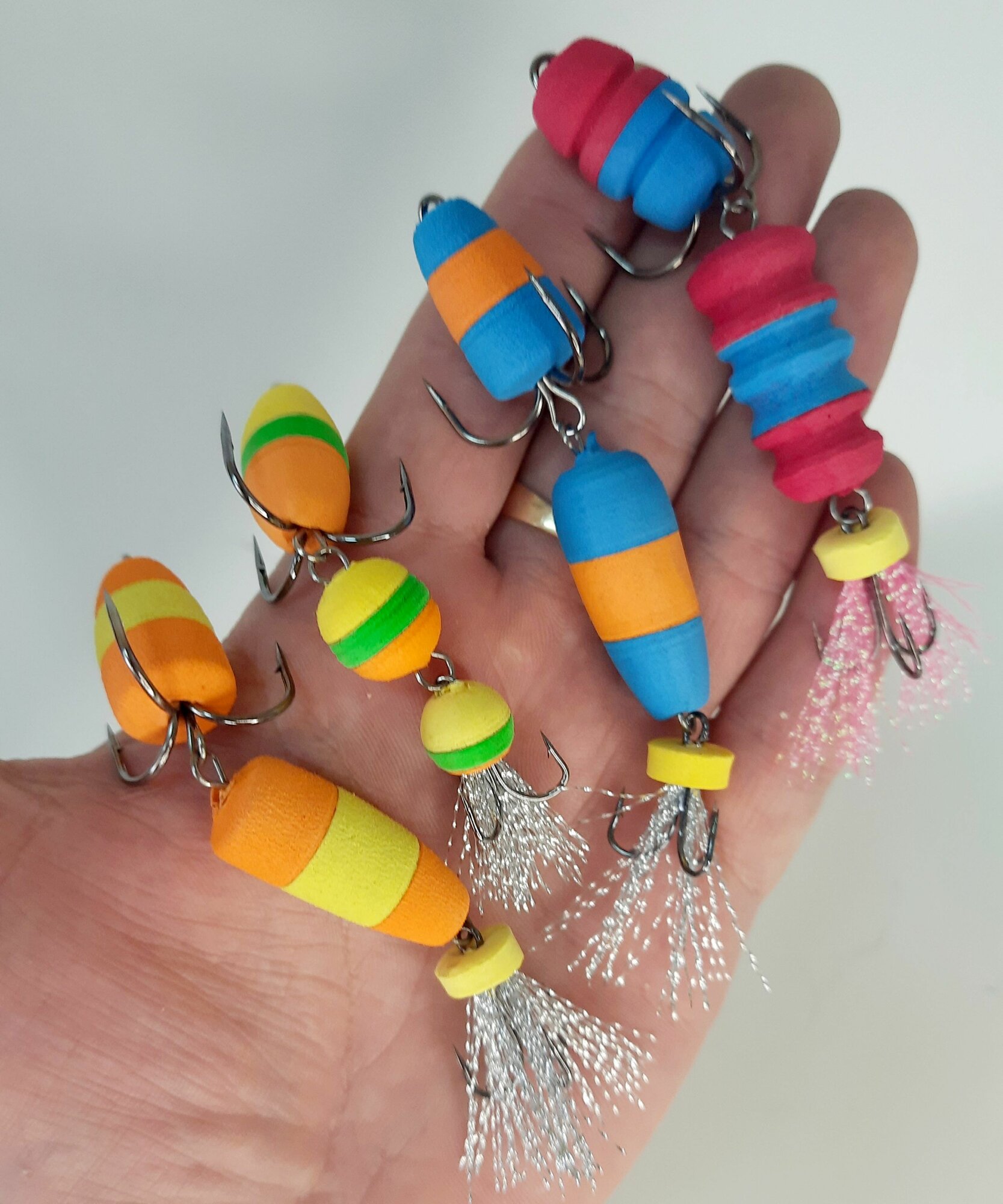 Мандула набор для джиговой рыбалки на судака, на щуку, на сома, на окуня.