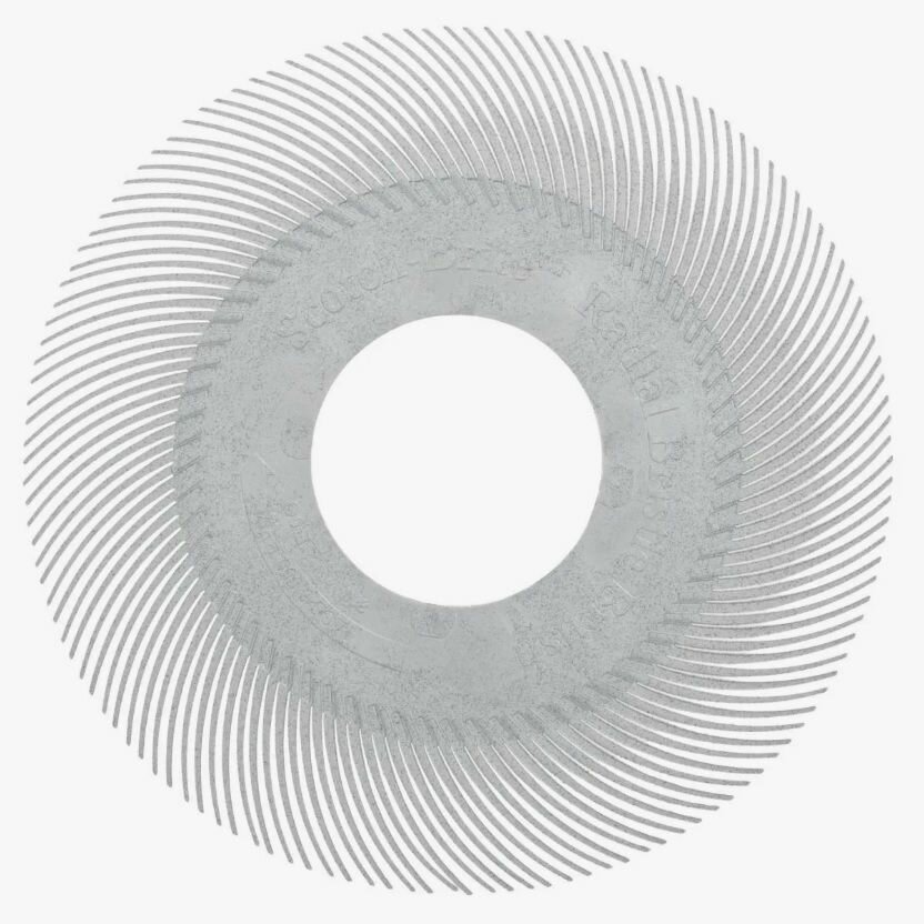 Зачистной круг (щетка) 3M Scotch-Brite BB-ZB Bristle 33056 / белый, P120, 150 мм