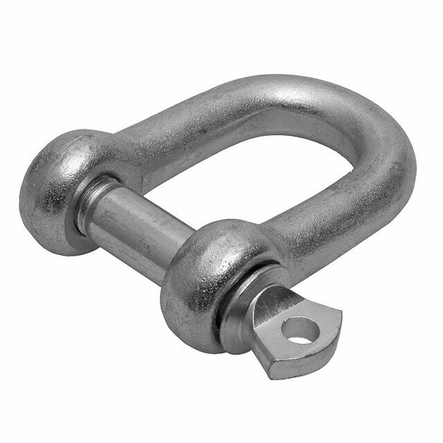 Скоба такелажная 16мм - крепление для подъема и фиксации тросов и канатов