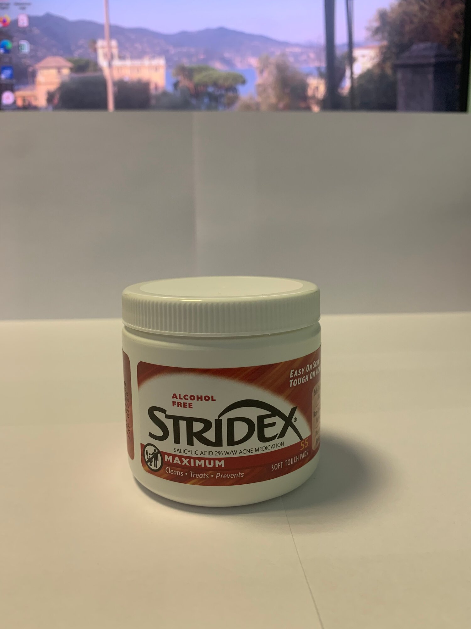 STRIDEX / Одношаговое средство от угрей, максимальная сила, без спирта, 55 мягких салфеток