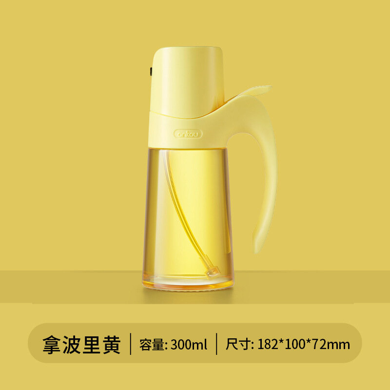 Бутылка для распыления масла Ankou, бытовая кухонная бутылка для распыления масла, атомизирующая бутылка для пищевого масла, масляная бутылка, непротекающая, стеклянная бутылка для масла для барбекю