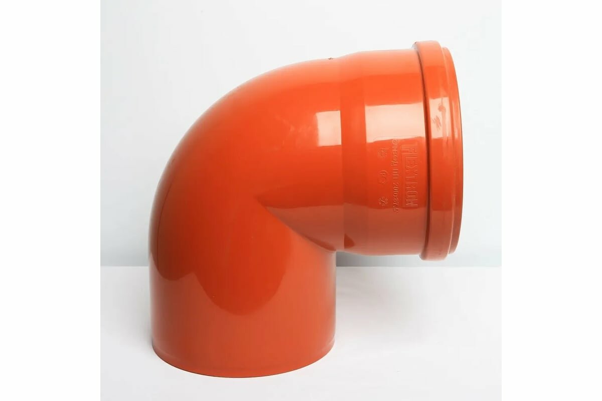 Flextron Отвод d 200 мм 87,5 градусов для наружной канализации 148092