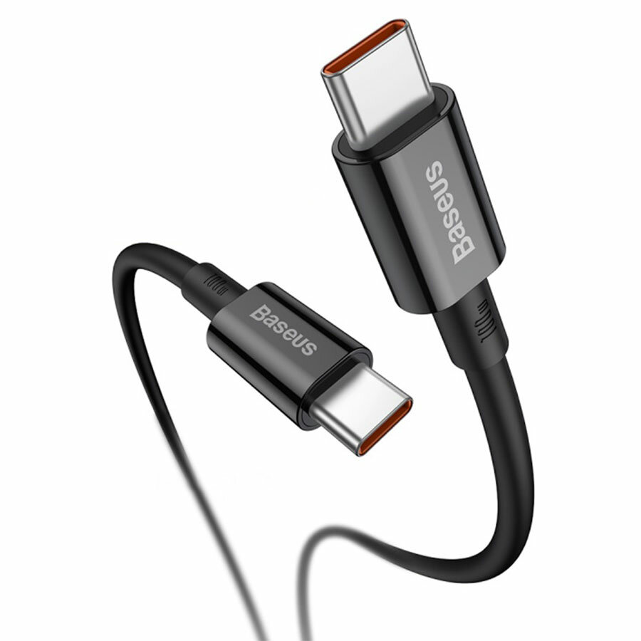 Кабель Baseus Superior Series Fast Charging Data Cable Type-C to Type-C 100W 2m Black (CATYS-С01)