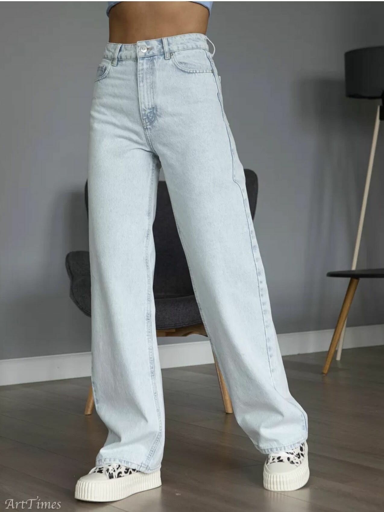 Джинсы клеш 