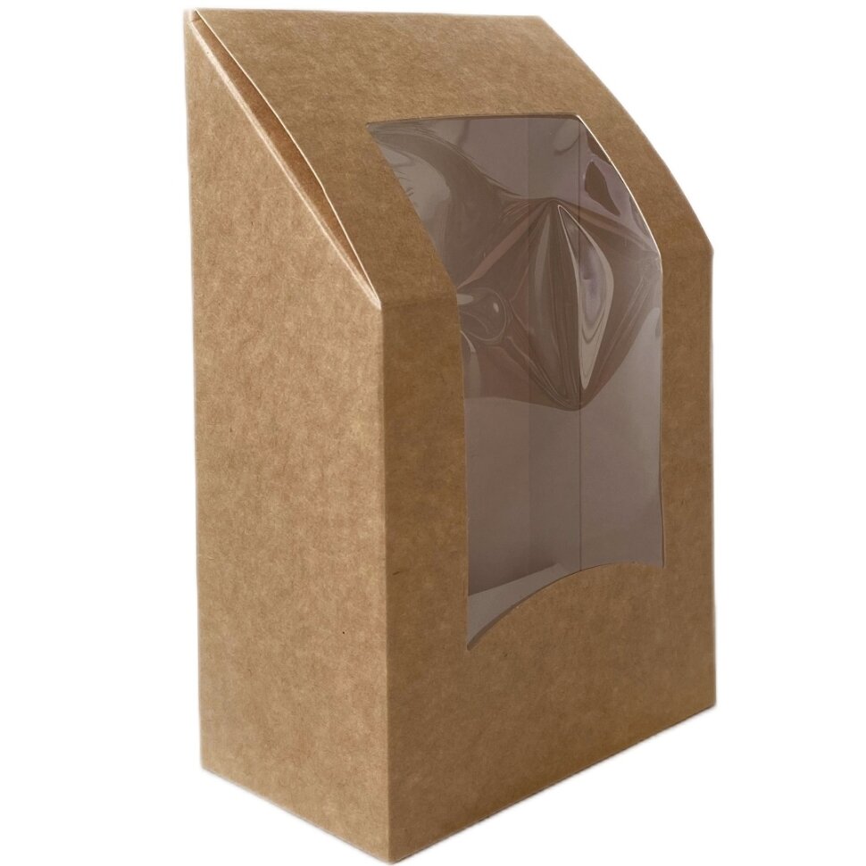 Коробка ролл-бокс 15х9х5 см, крафт, самосборная, крафт картон, 25 шт