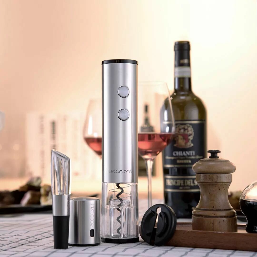 Xiaomi electric wine bottle opener 4-в-1 комплект автоматического графина из нержавеющей стали