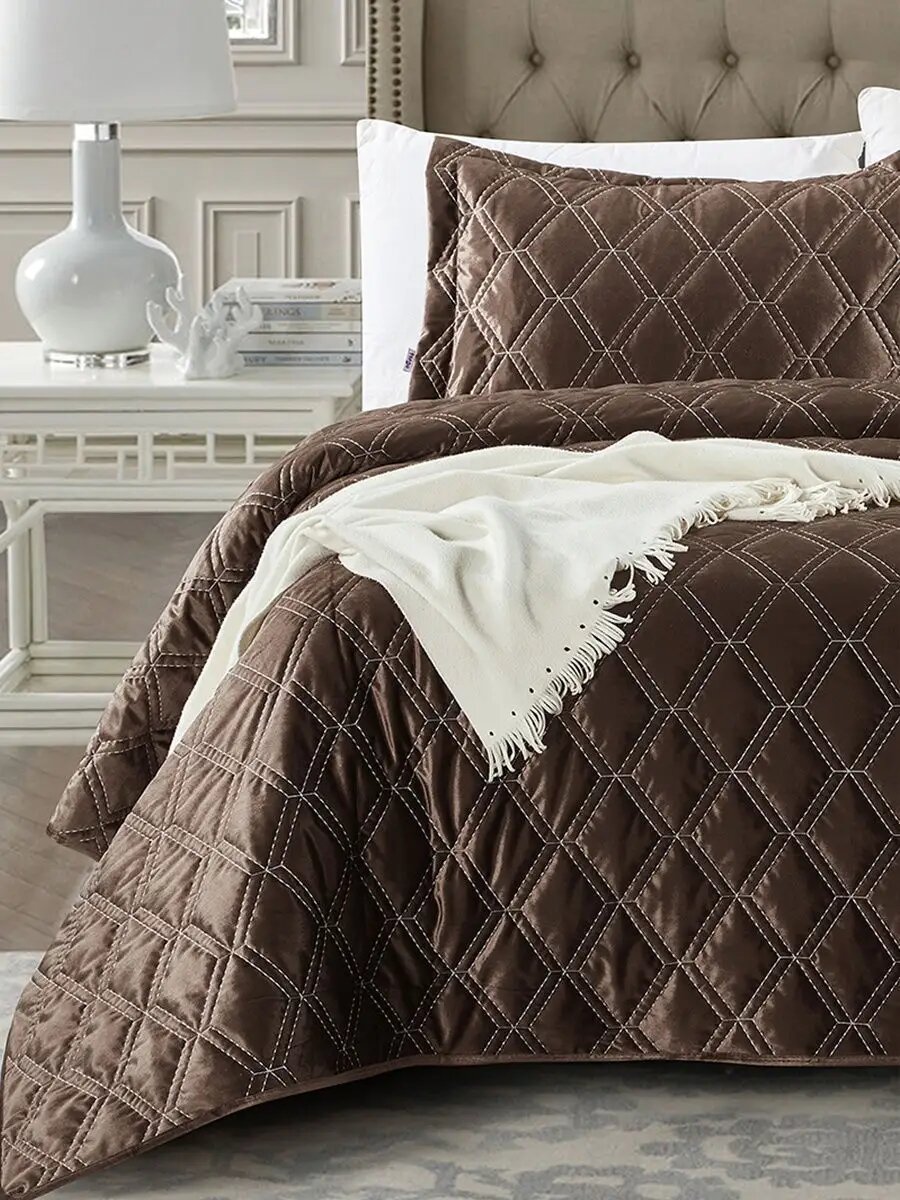 Покрывало Baccara 240х260, 2 наволочки 50х70