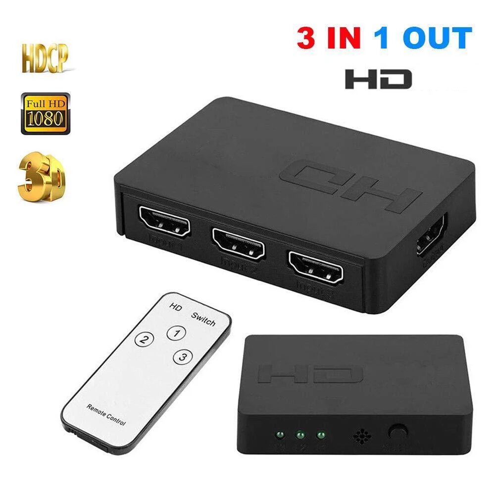 OPUYYM HDMI-совместимый переключатель 3 в 1