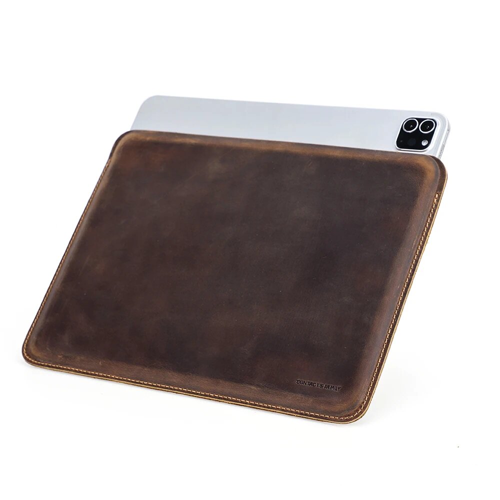 Кожаный чехол H-iram Crazy Horse для iPad 30.2x23.2x1cm case, coffee