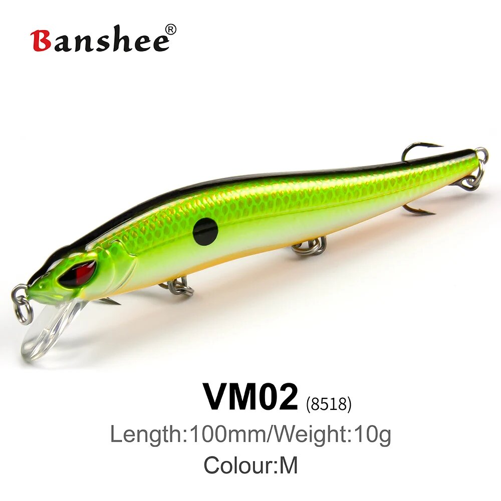 Banshee VM02-A, 100mm, 10g, Джеркбейт