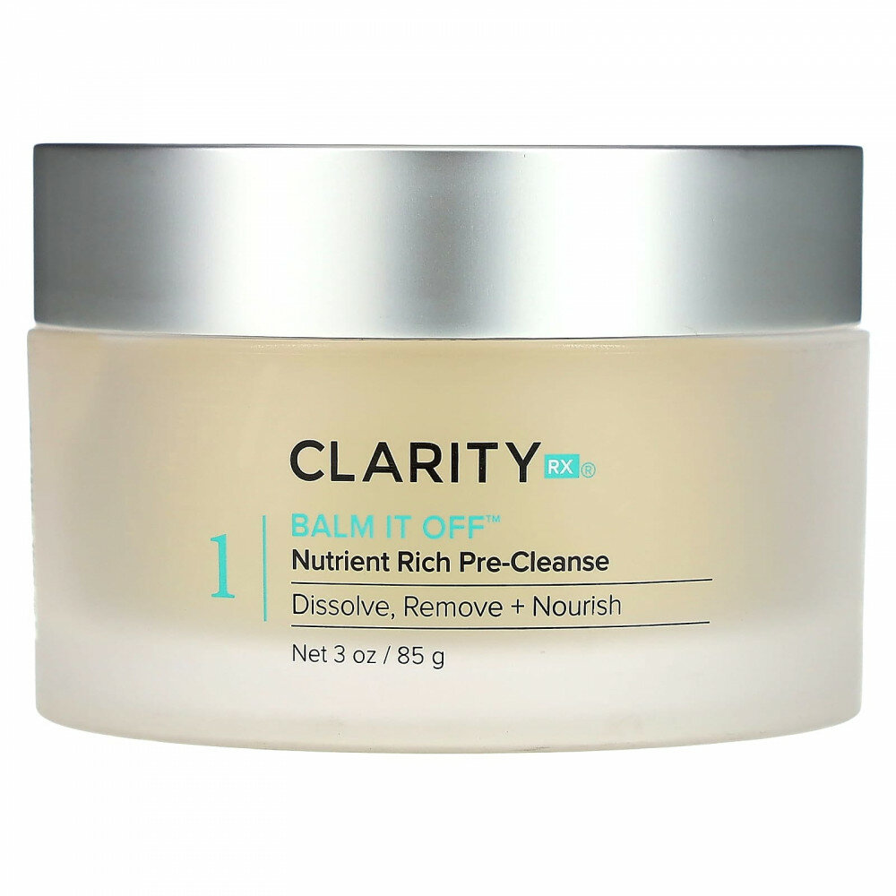 ClarityRx, Balm It Off, питательный комплекс для предварительного очищения, 85 г (3 унции)