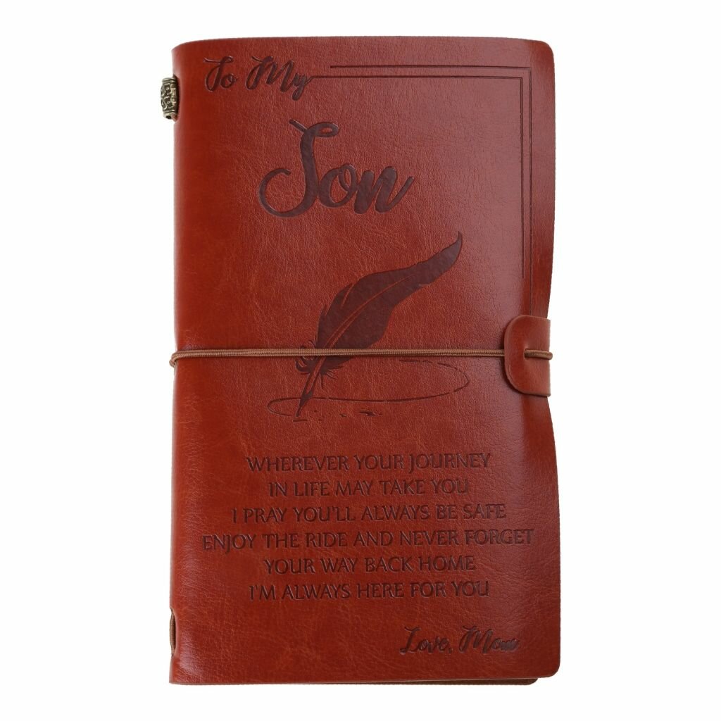 Ретро-блокнот с карманами и молнией