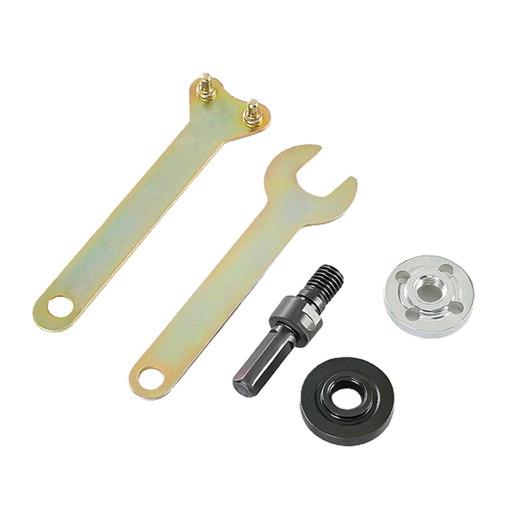 5шт Электрическая Дрель С Переменными Углами Наклона Шлифовальной Машины Шатун для Режущего Диска Полировального Круга Металлическая Ручка Кронштейн Адаптер