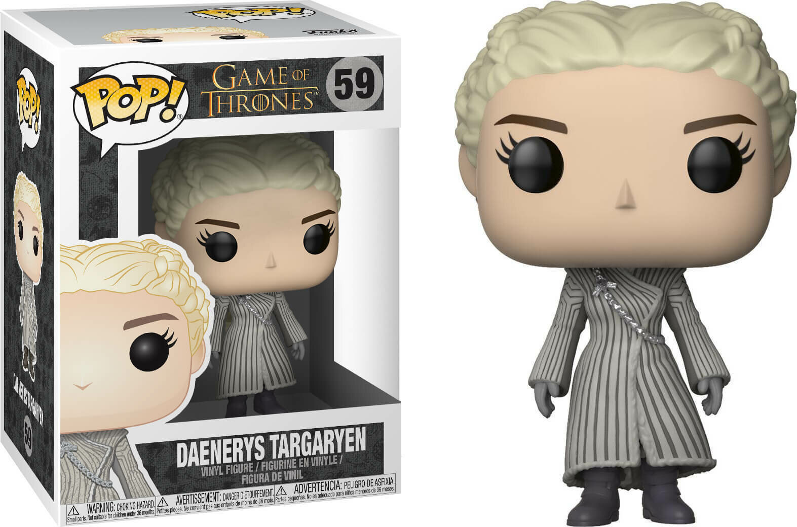 Фигурка Funko POP! Television Game of Thrones - Daenerys Targaryen (White Coat) (59), 28888, 9,5 см
