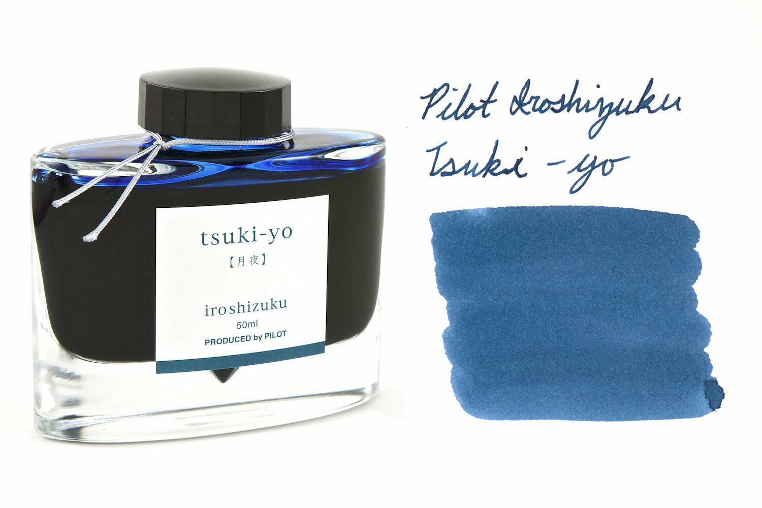 Чернила для перьевых ручек Pilot Iroshizuku Tsuki-Yo темно-синие 50мл (INK-50-TY)